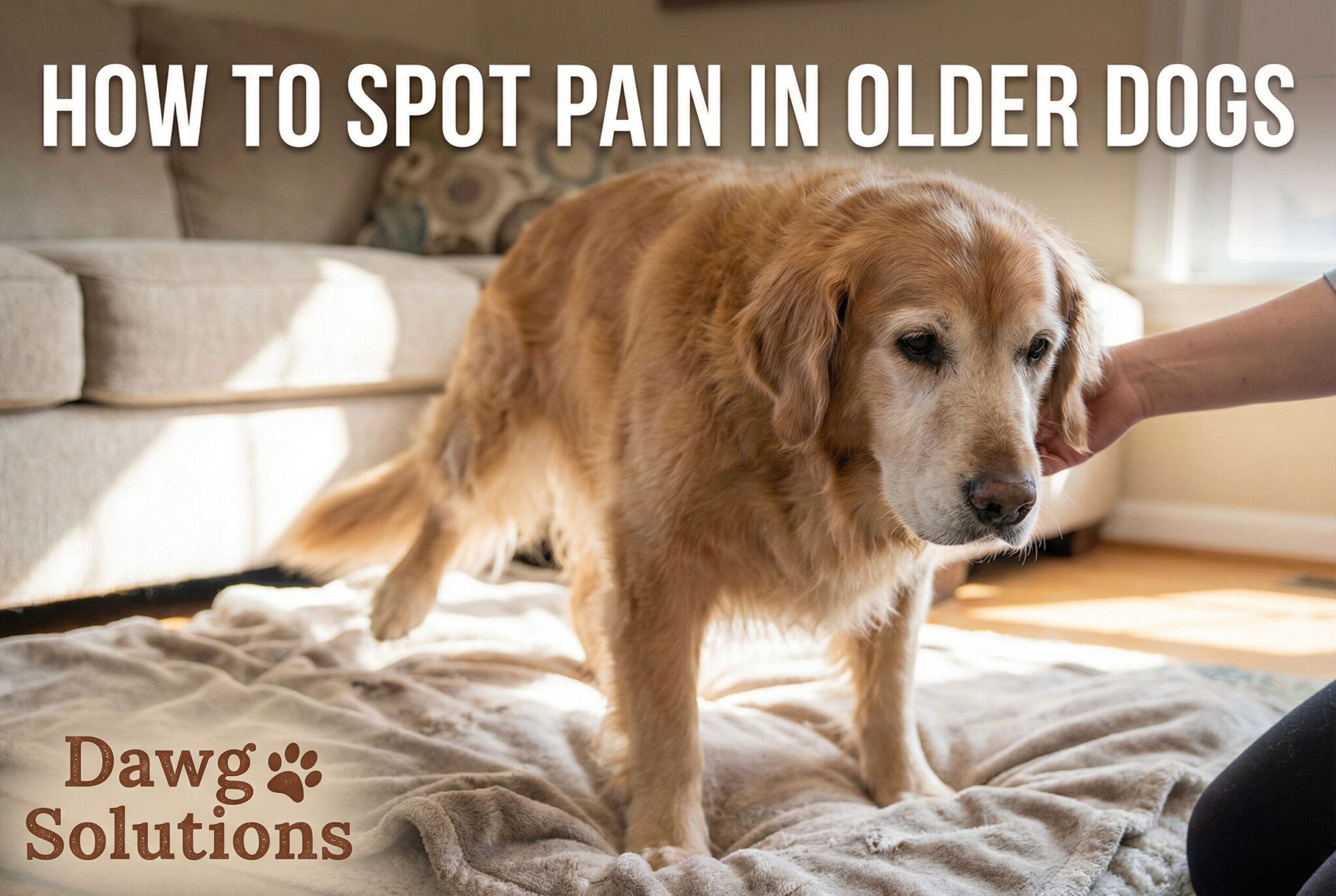 How To Spot Pain In Older Dogs With Arthritis - Dawg Solutions